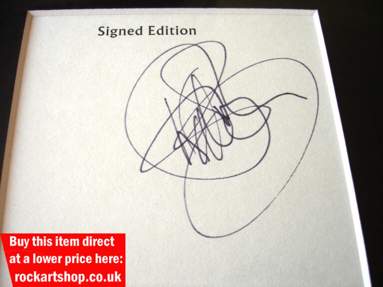 KATE BUSH HOUNDS OF LOVE AUTOGRAPHED MUSIC MEMORABILIA | ROCK ART ...